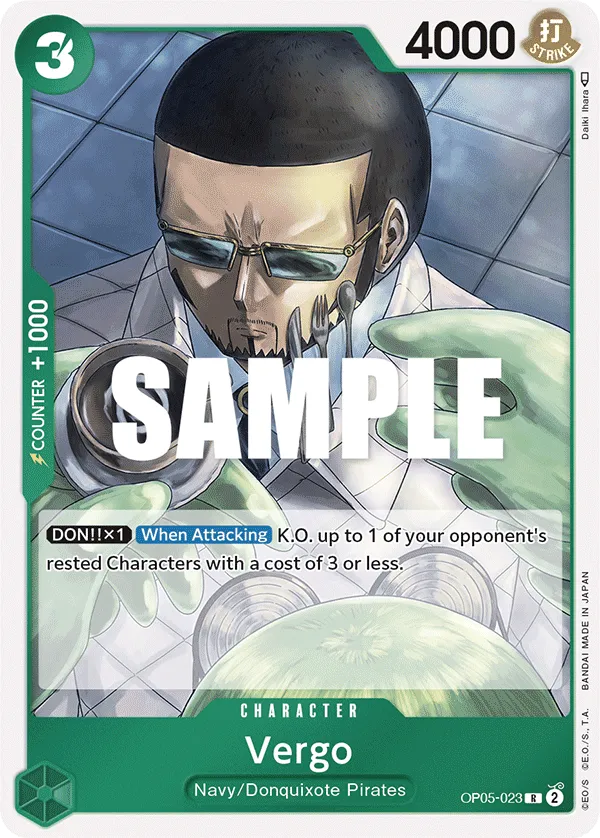 Green/Black Issho deck – One Piece Card Game (OPTCG)
