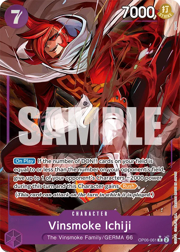 Blue/Purple Vinsmoke Reiju deck – One Piece Card Game (OPTCG)