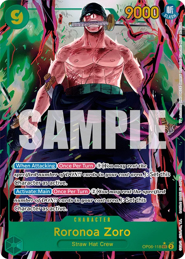 OP06-118 Roronoa Zoro