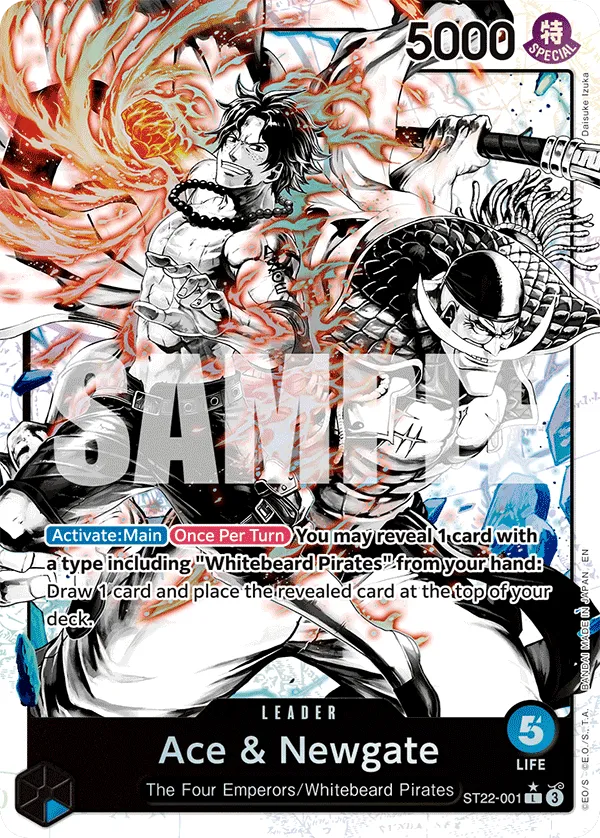 Blue Ace & Newgate deck – One Piece Card Game (OPTCG)