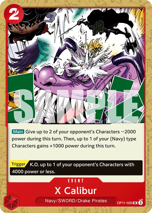 OP11 Cards With English Translation - One Piece Card Game - Spell Mana