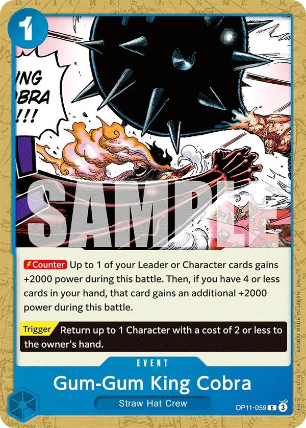 OP11 Cards With English Translation - One Piece Card Game - Spell Mana